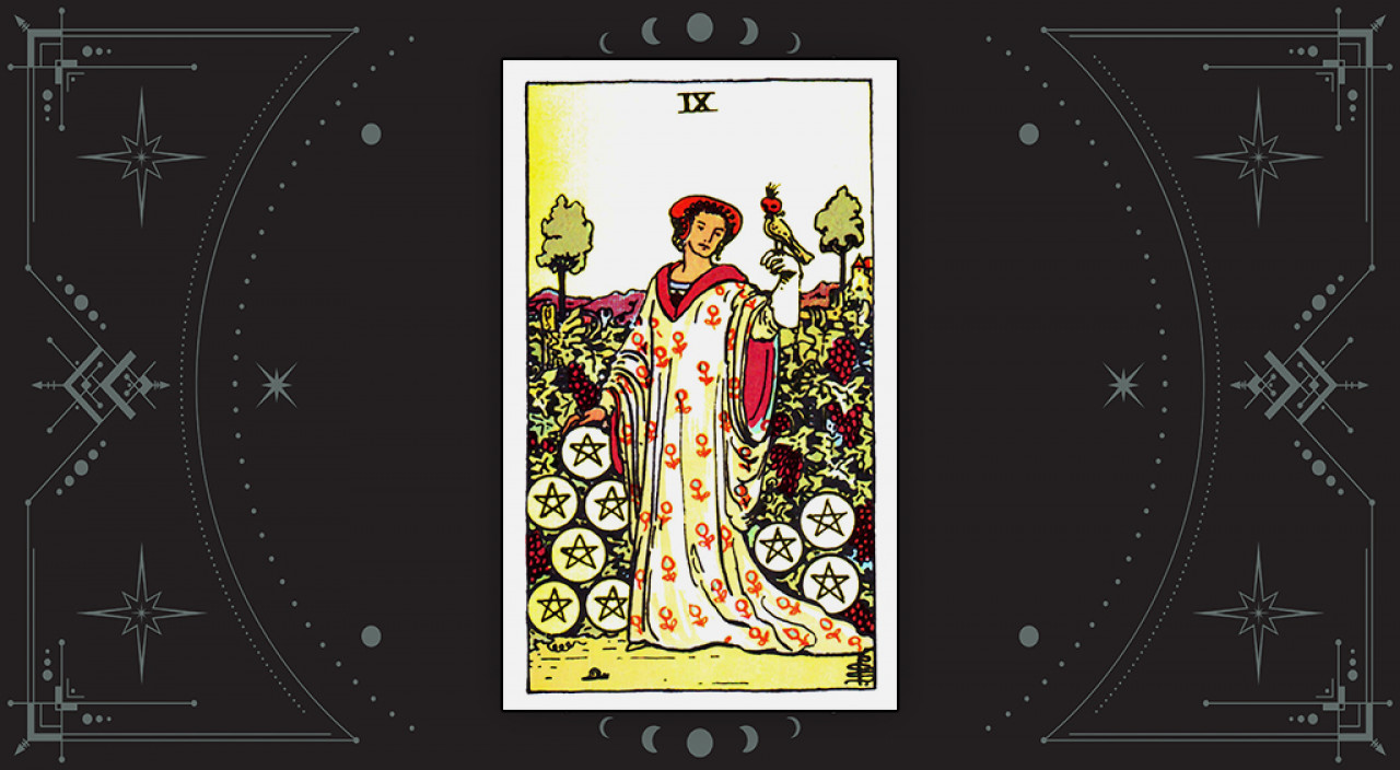 Nine of Pentacles | Suit of Pentacles | Tarot Card Meanings